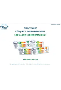 Press releases - planet-score