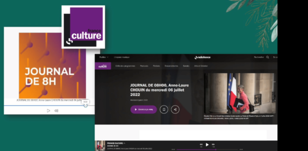 RADIO - Journal de 8h - France Culture - planet-score