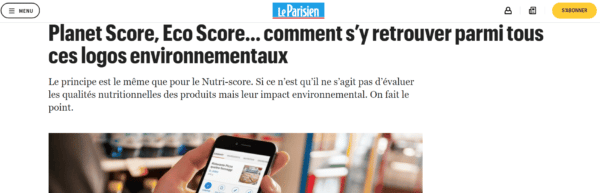 Planet Score, Eco Score... comment s’y retrouver parmi tous ces logos ...